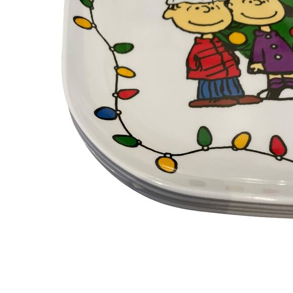 Peanuts | Dining | Peanuts Gang Merry Christmas Charlie Brown Melamine ...